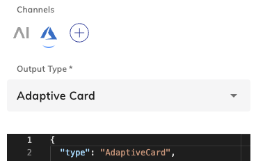 Azure Bot Services: Using Adaptive Cards – Cognigy.AI Help Center